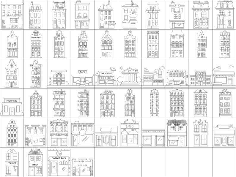 Building Facade CAD Blocks | Residential Elevation DWG Pack for Autocad ...