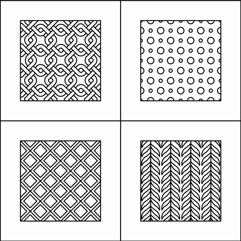 DWG CAD Blocks – Geometric Patterns Collection | Seamless Autocad Line ...