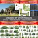 Tree Plan View PNG: Landscape Design Line Drawings (digital Download ...