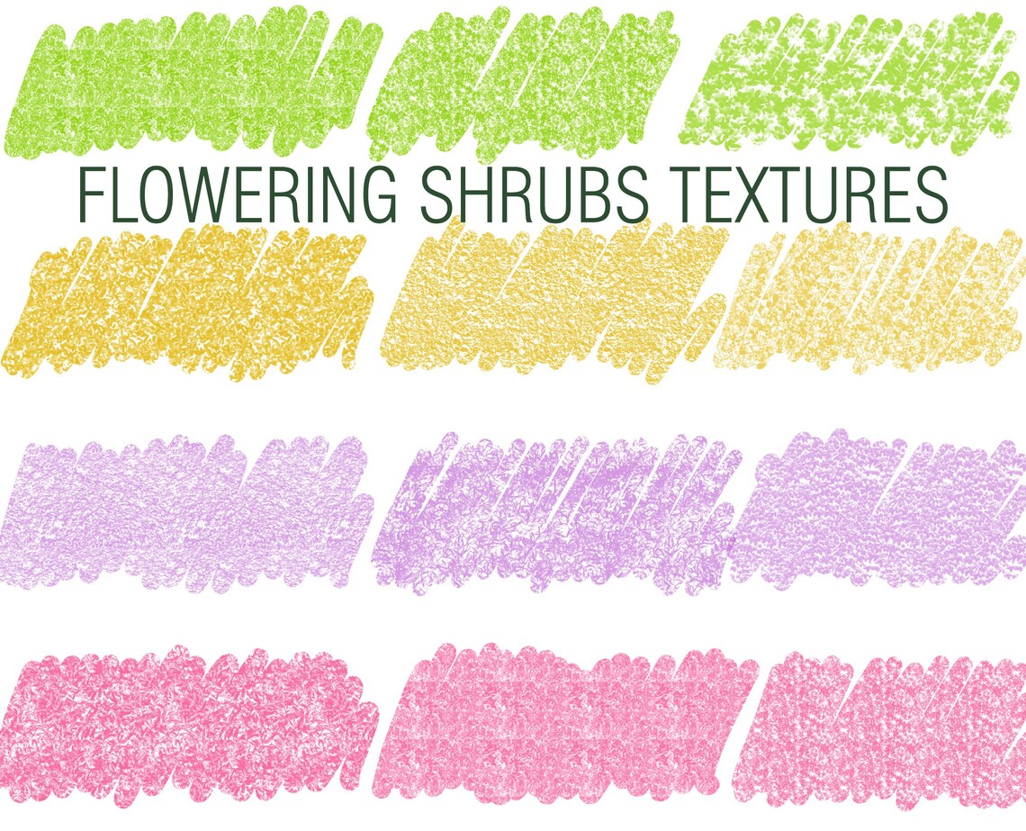 Procreate Landscape Design Brushes: Tree, Grass, Stone (digital ...