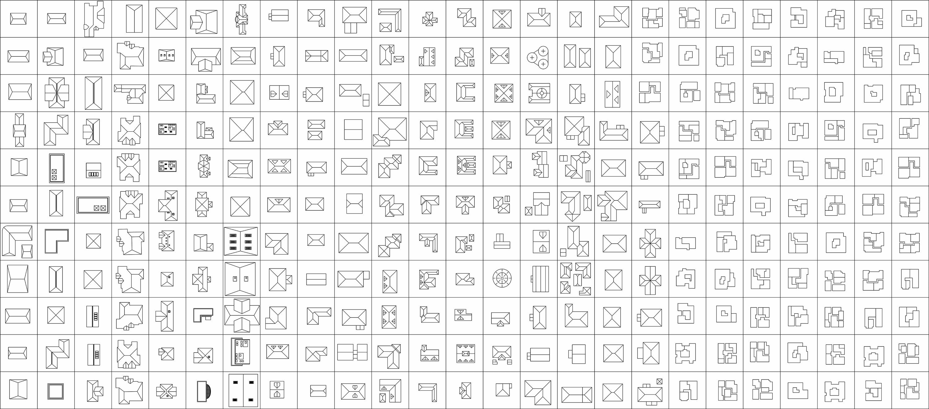 Building Top View CAD Blocks | Architecture Site Layouts (dwg, Png, Jpg ...