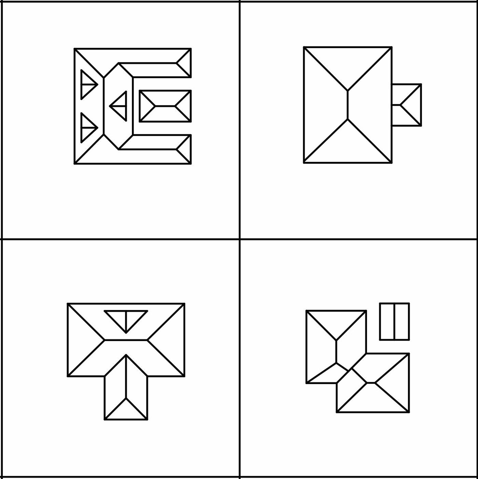 DWG Building Footprint Blocks | Architecture CAD Symbols for Site ...