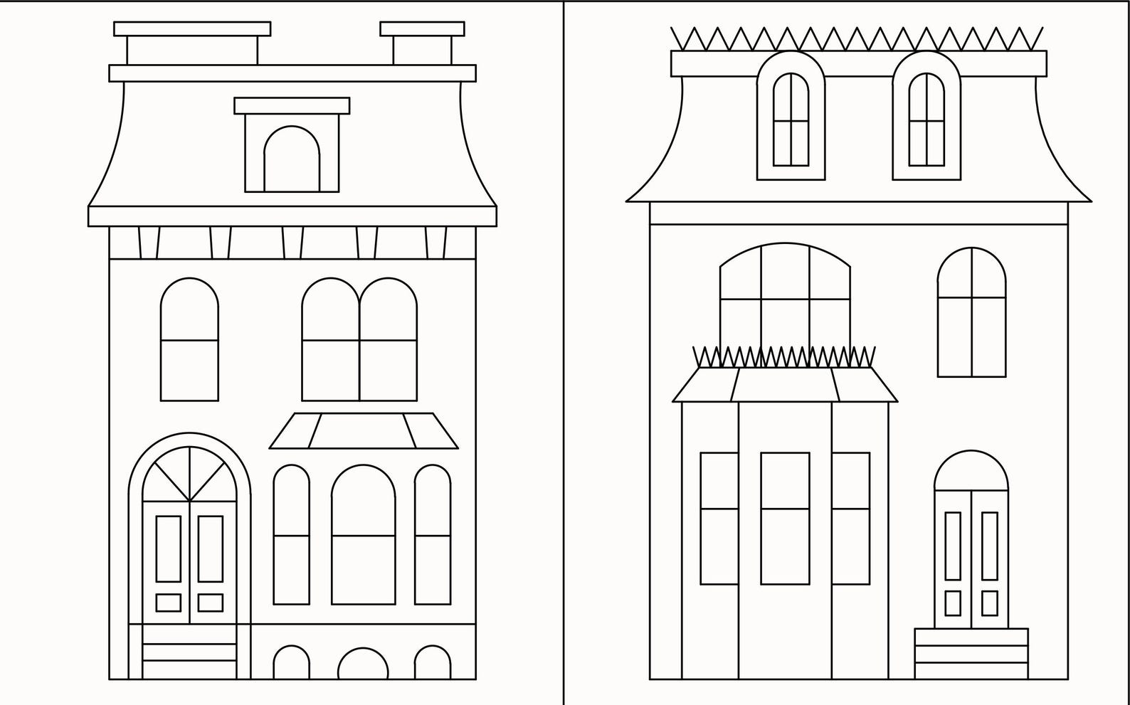 Building Facade CAD Blocks | Residential Elevation DWG Pack for Autocad ...