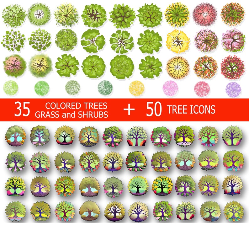 Tree Top View PNG, Tree Plan View PNG, Tree Plan PNG Symbol, Tree ...