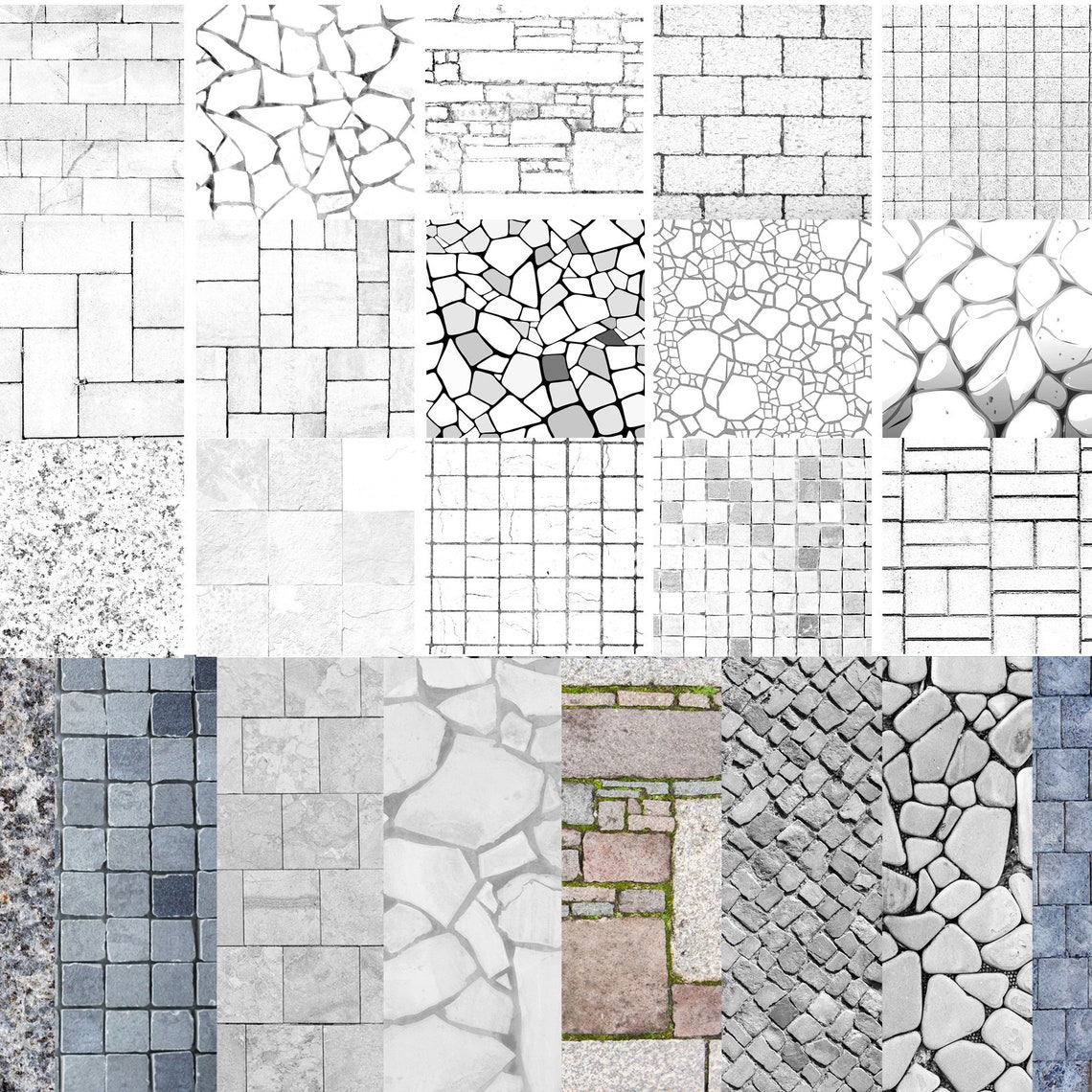 Landscape Design Texture Pack, Tree Plan View, Landscape Design, Grass ...