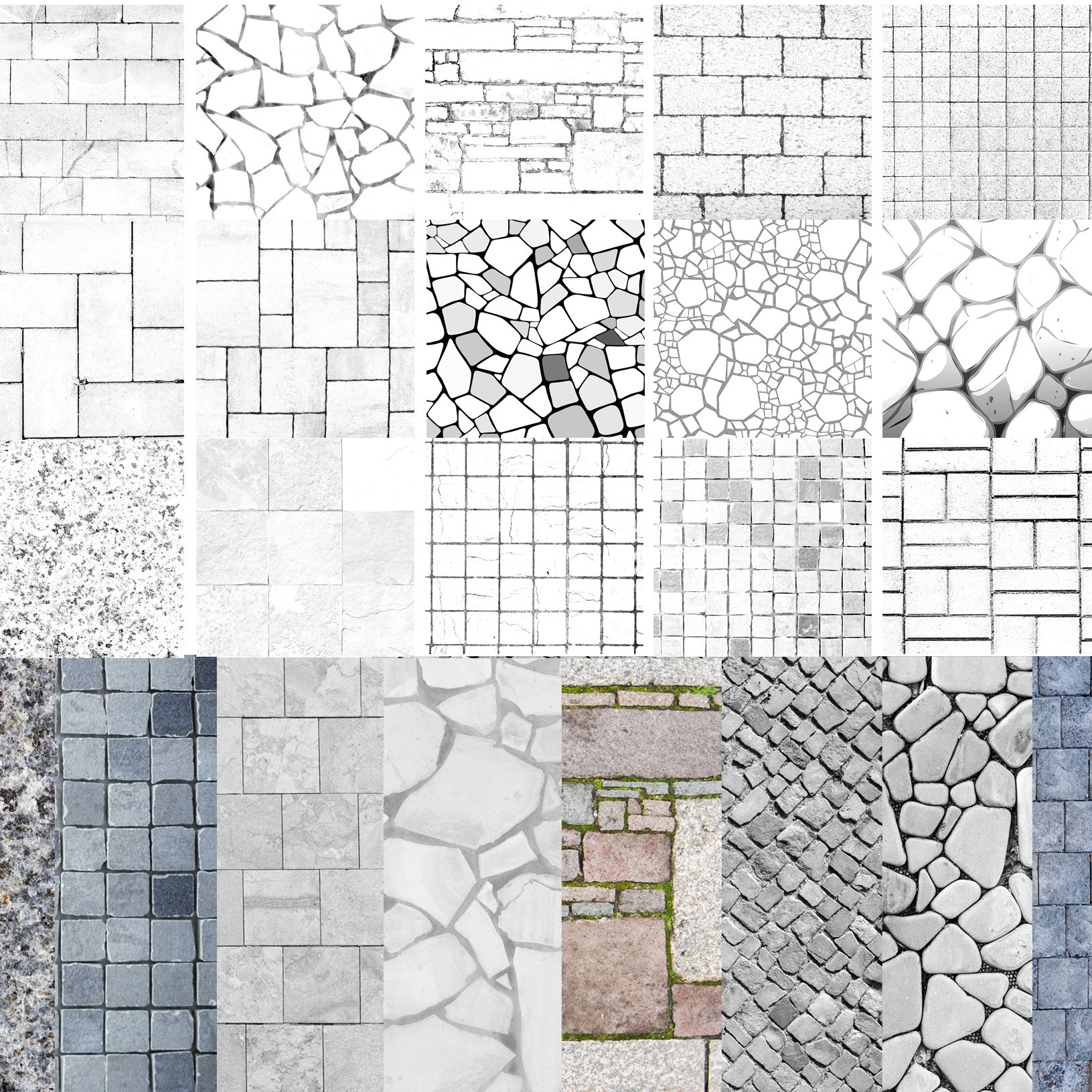 Landscape Design Texture Pack, Tree Plan View, Landscape Design, Grass ...
