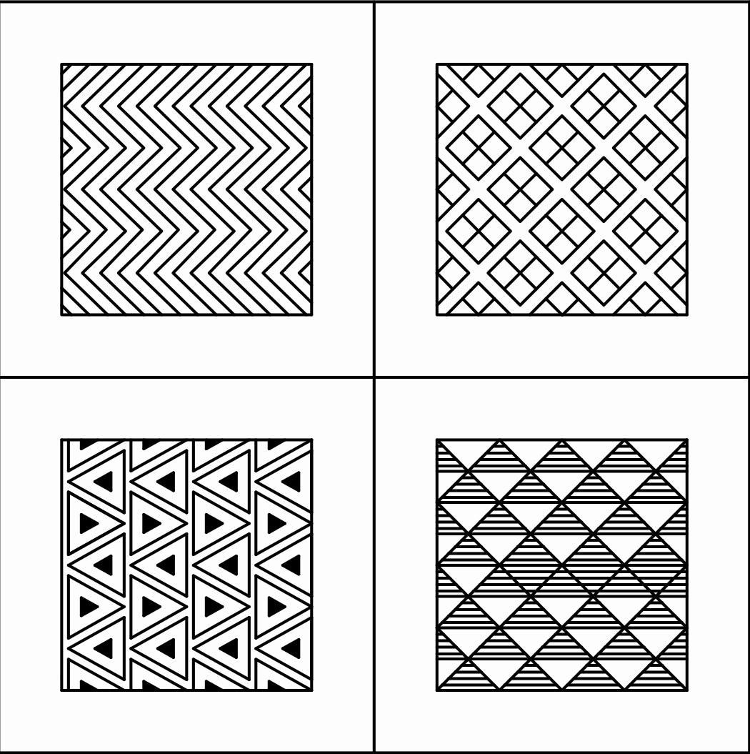 DWG CAD Blocks – Geometric Patterns Collection | Seamless Autocad Line ...