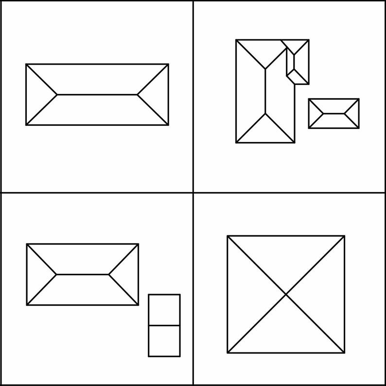 DWG Building Footprint Blocks | Architecture CAD Symbols for Site ...