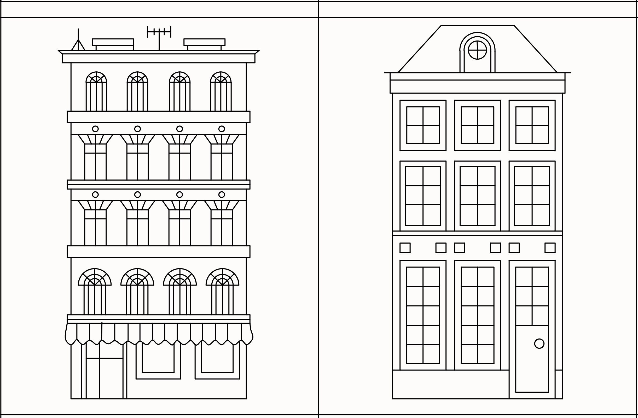 Building Facade CAD Blocks | Residential Elevation DWG Pack for Autocad ...