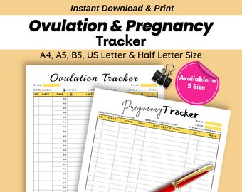 Ovulation Test Strips Tracker, Pregnancy Test Strips Tracker, OPK ...