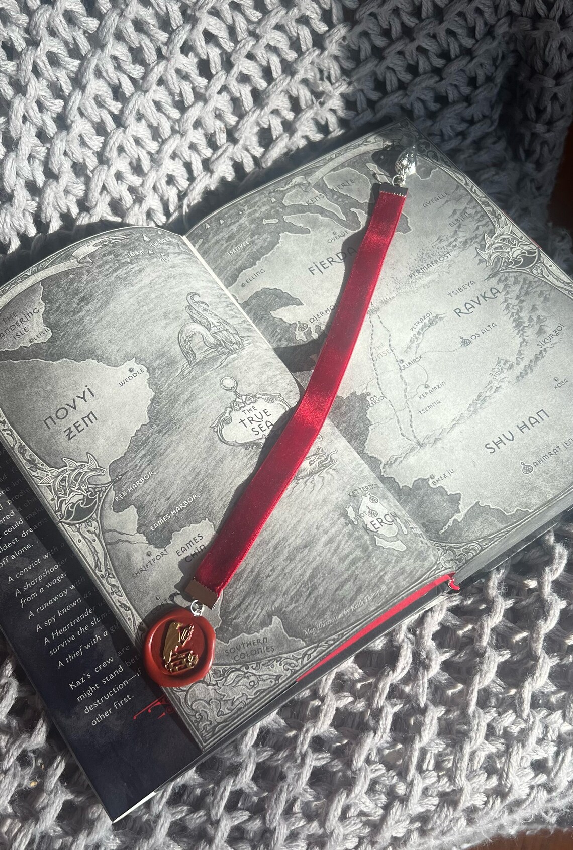 Six of Crows Inspired Ribbon Bookmark - Etsy