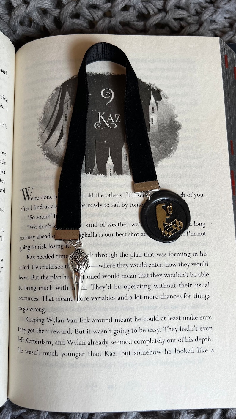 Six of Crows Inspired Ribbon Bookmark - Etsy