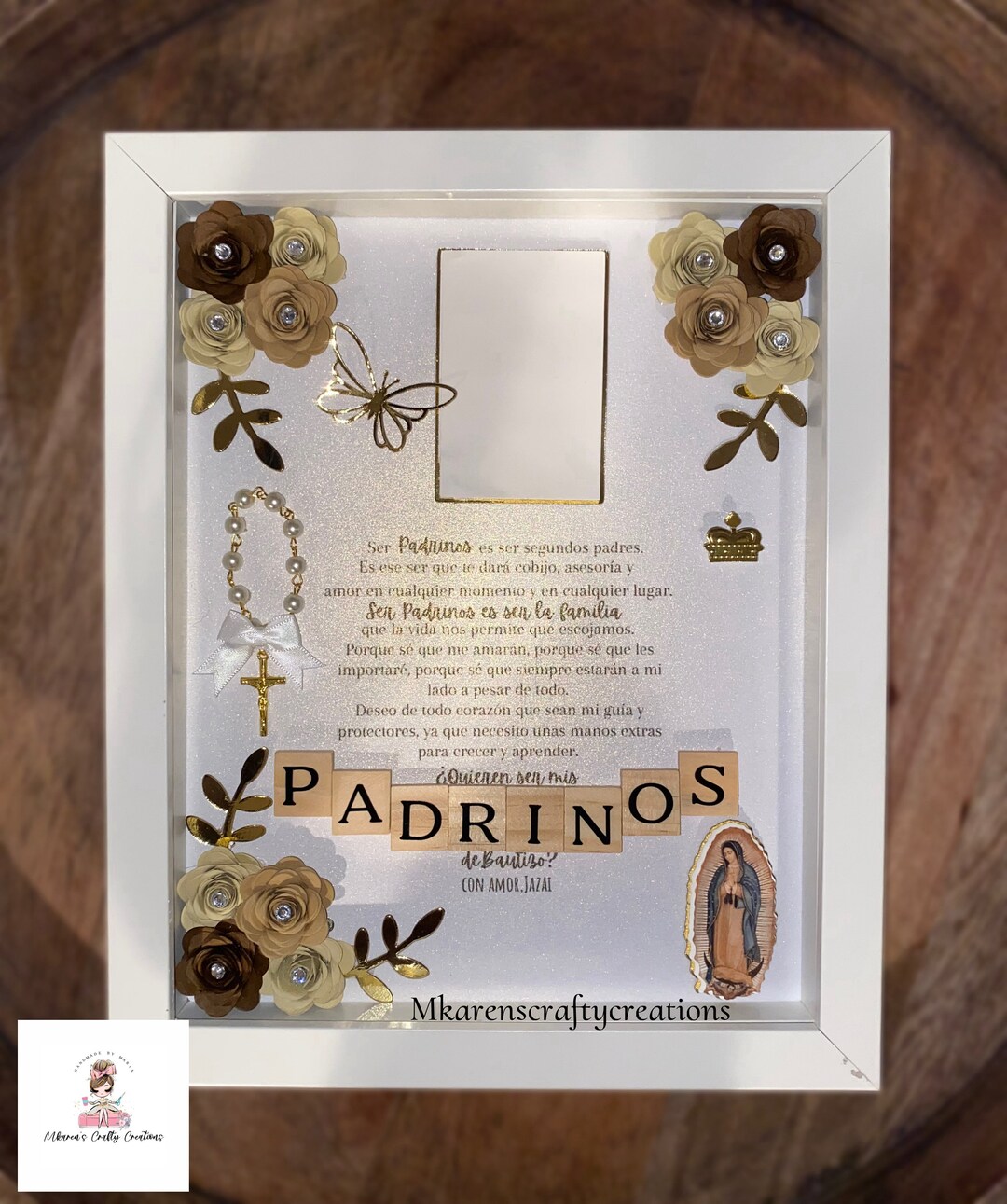 Godparent Proposal Shadow Box, Godparent Proposal, Shadow Box ...