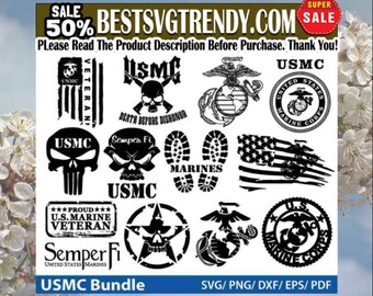 Semper Fi Marine Logo Svg - Etsy