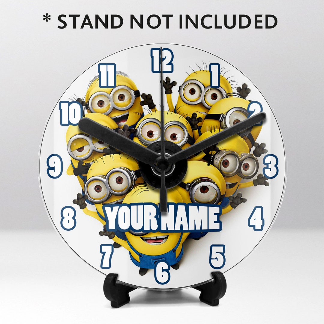Buy Minions Despicable Me CD Wall Clock Boys Girls Bedroom Games Online ...