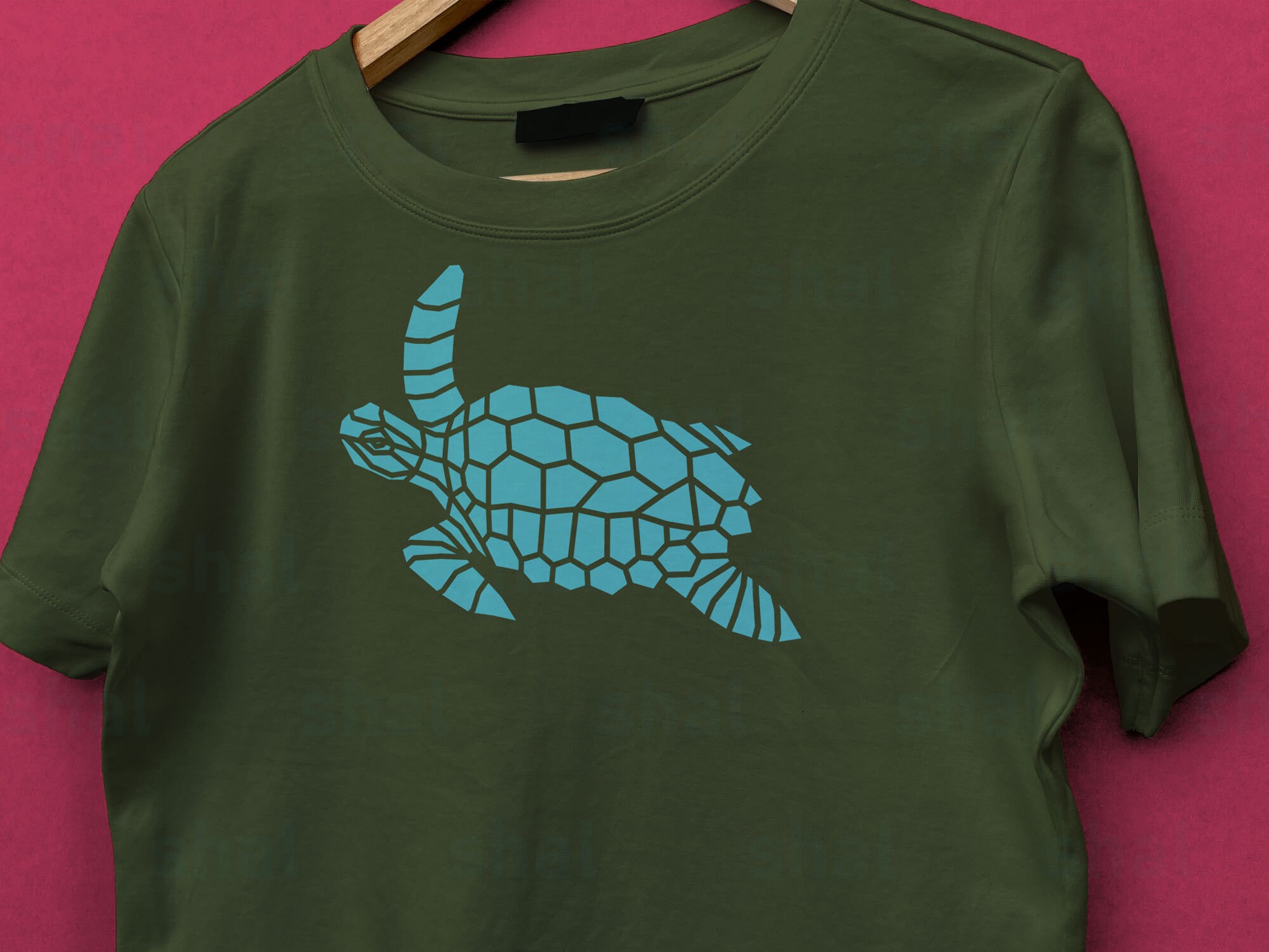 Geometric Sea Turtle SVG, Sea Turtle Png, Svg Files for Cricut, Animal ...