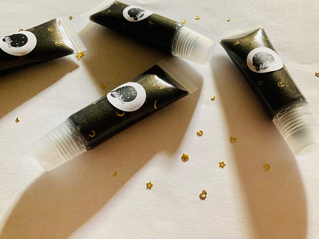 Starry Midnight Lip Gloss 10 Ml Tube - Etsy