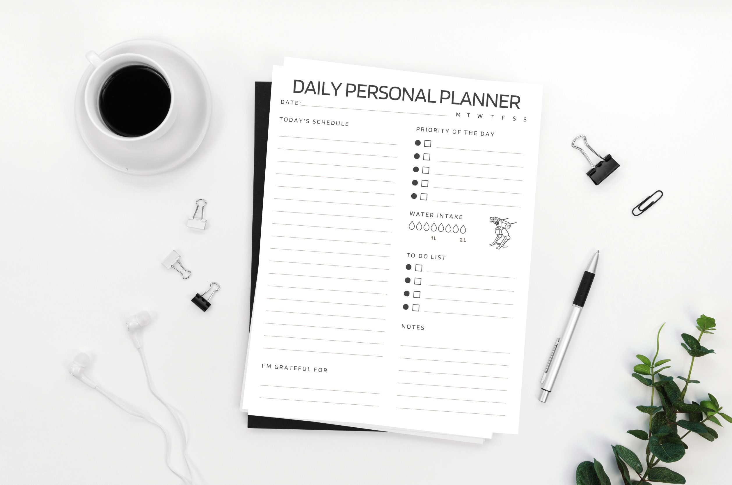 Printable Star Wars Inspired Daily Planner and to Do List: BD-1 ...