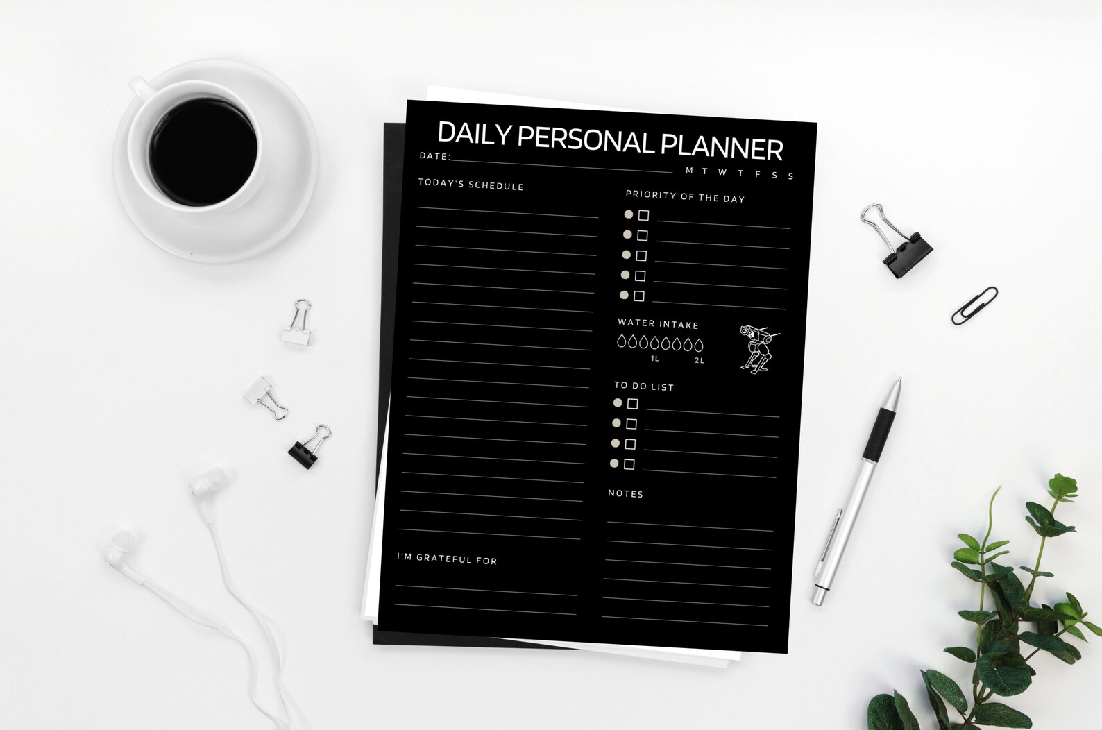 Printable Star Wars Inspired Daily Planner and to Do List: BD-1 ...
