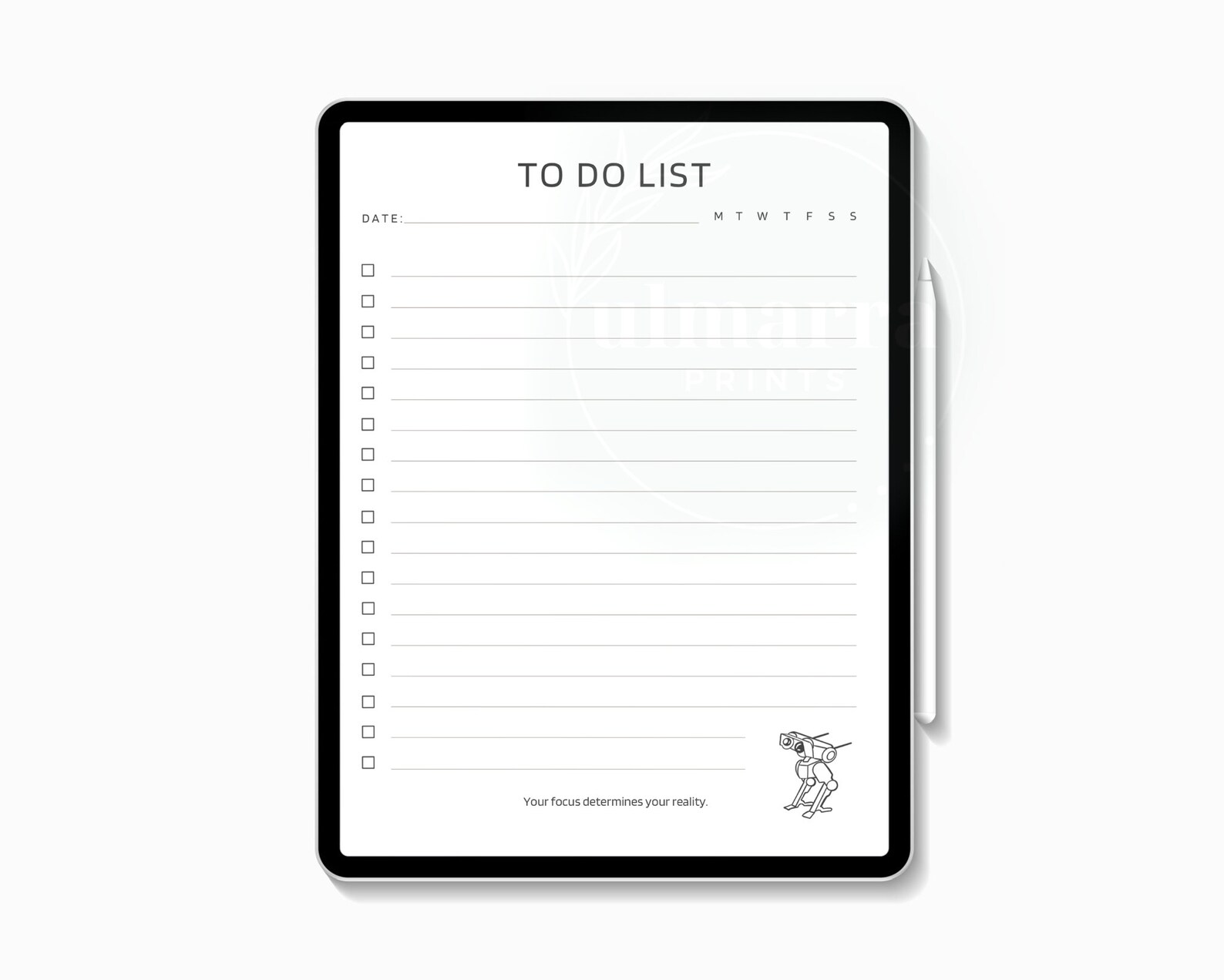 Printable Star Wars Inspired Daily Planner and to Do List: BD-1 ...