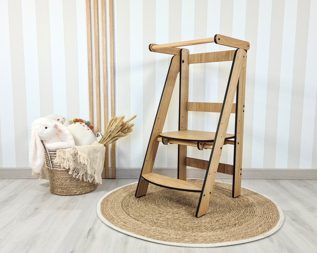 Handmade Montessori Kitchen Helper Tower kids Classic - Etsy