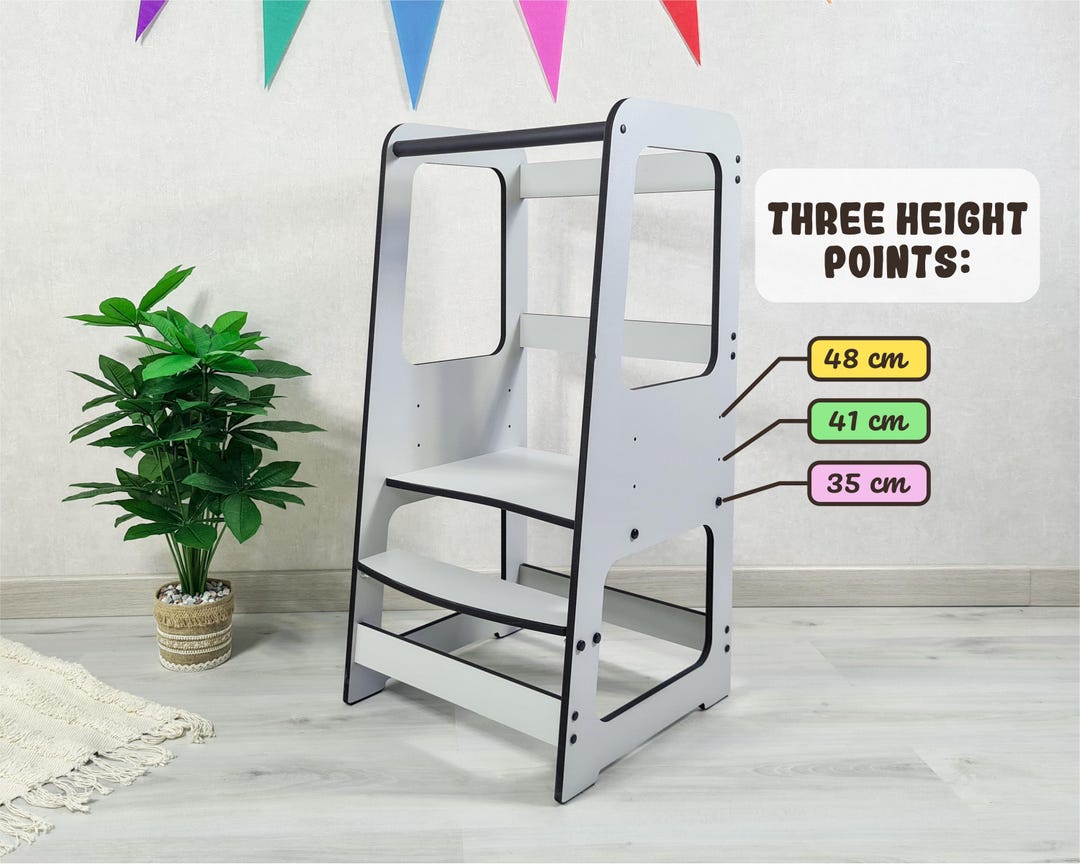 Toddler Tower Montessori Furniture Handcrafted Kitchen Helper ...