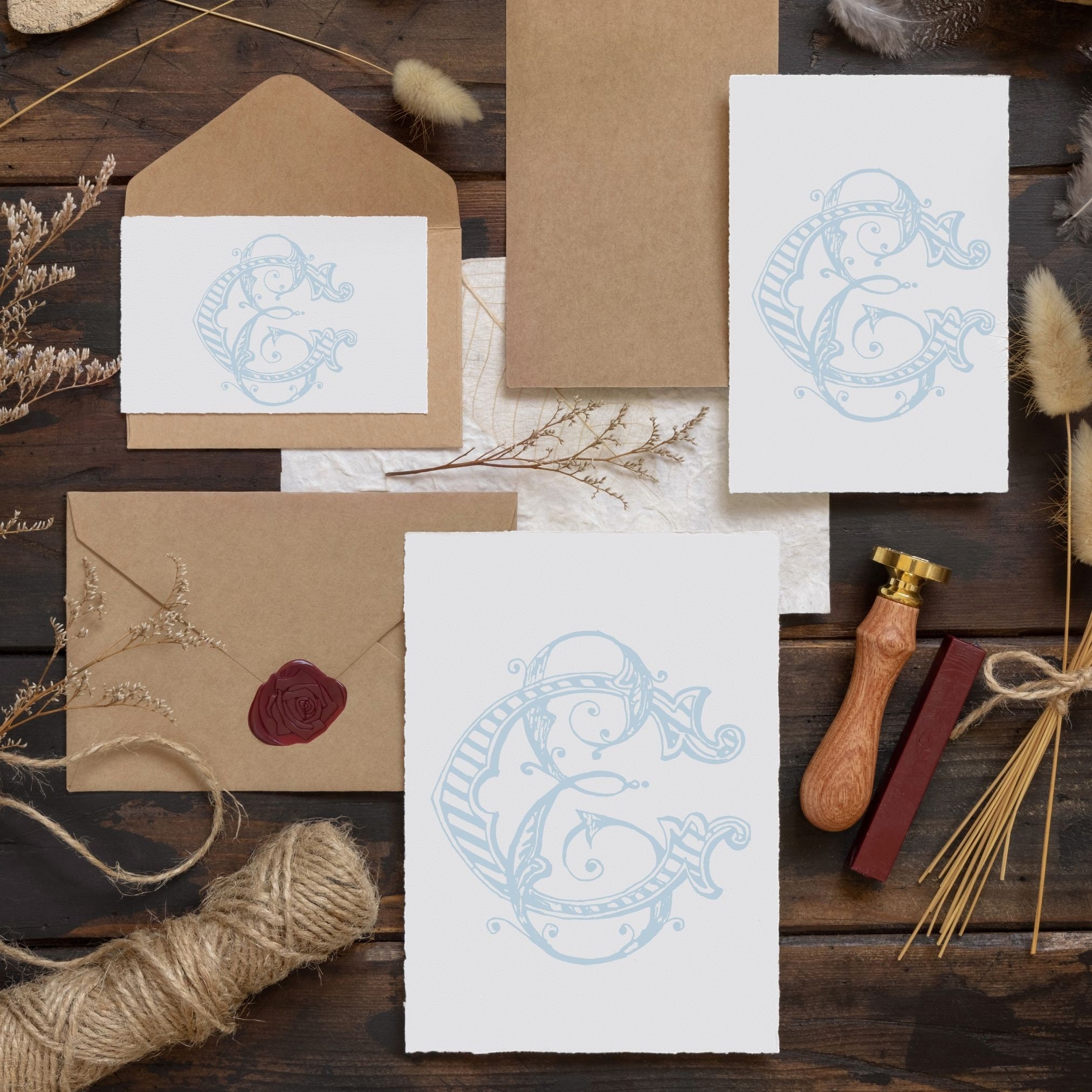 EC Classic Monogram, CE Wedding Monogram, Monogram With PDF ...