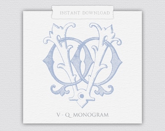 PS Classic Monogram, PS Wedding Monogram, Monogram With PDF ...