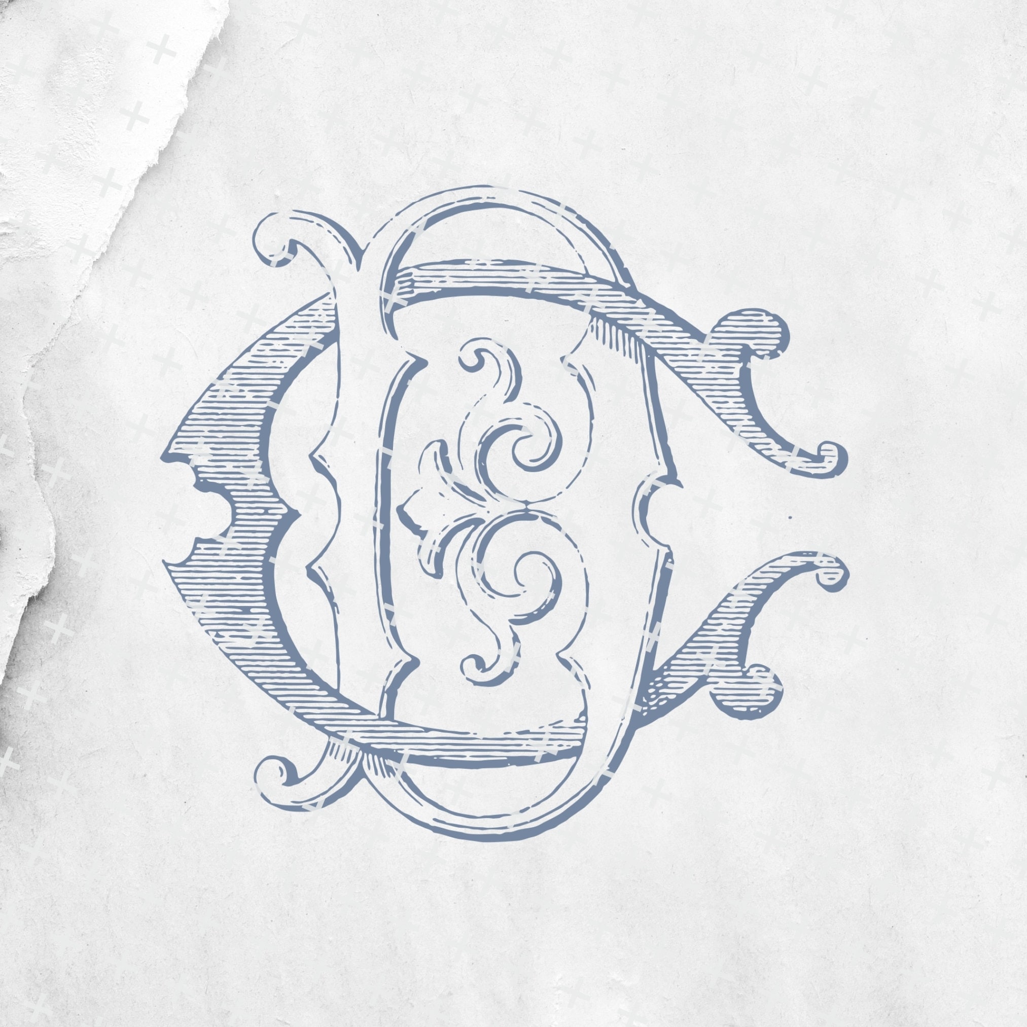 CD Classic Monogram, DC Wedding Monogram, Monogram With PDF ...