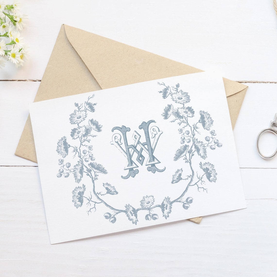 HW Monogram Wedding Coats of Arms, Monogram Wedding Crest, Wedding Logo ...