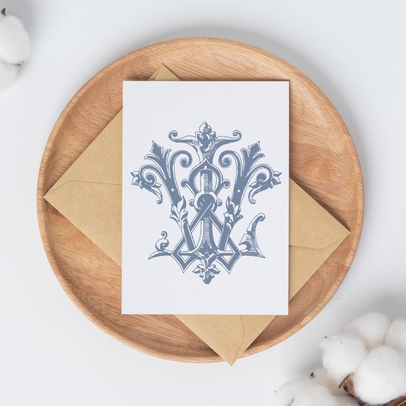 LW Digital Handmade Monogram, WL Special Digital Monogram, L-W Wedding ...