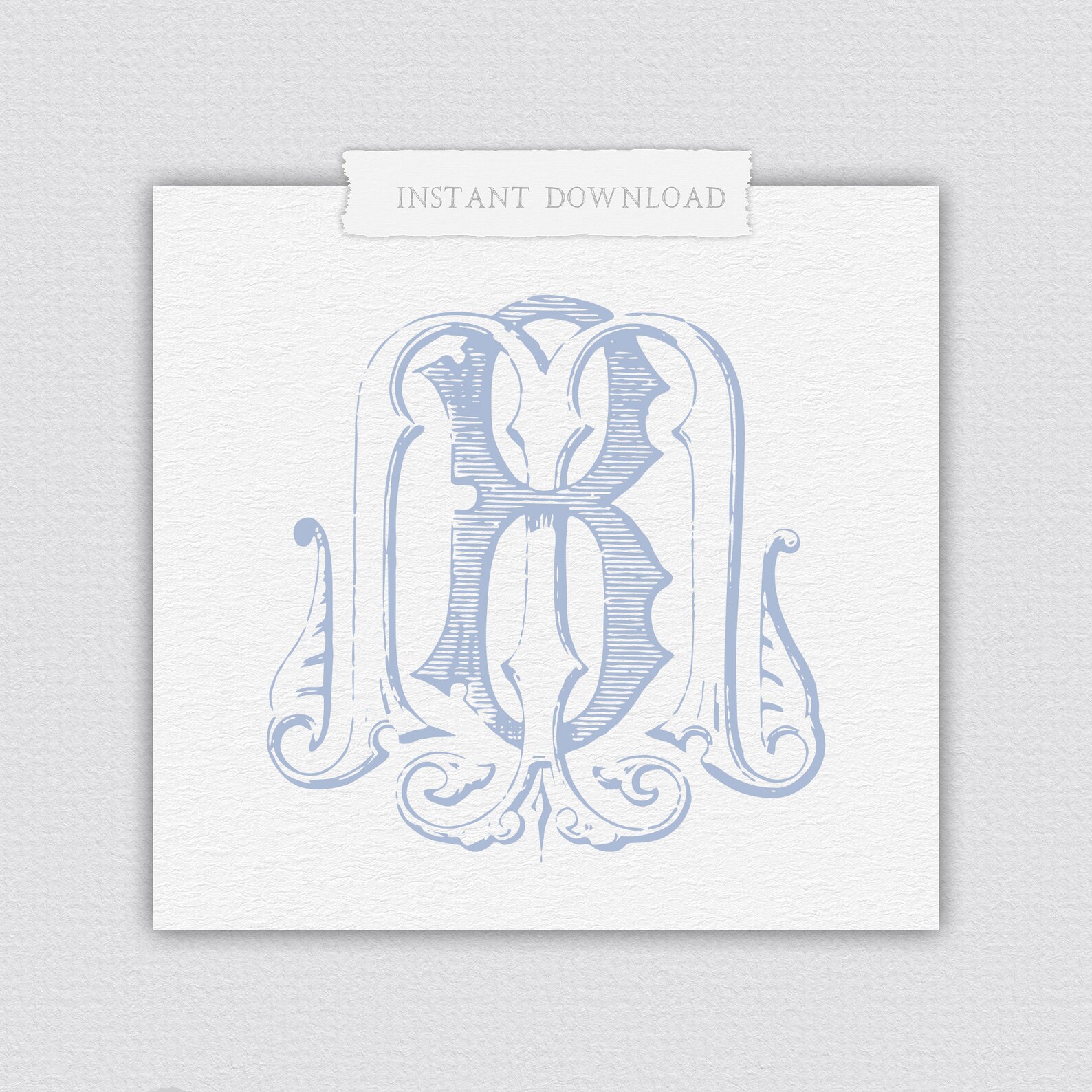 MB-BM Wedding Monogram, Intertwined Monogram, Mb Monogram With PDF ...