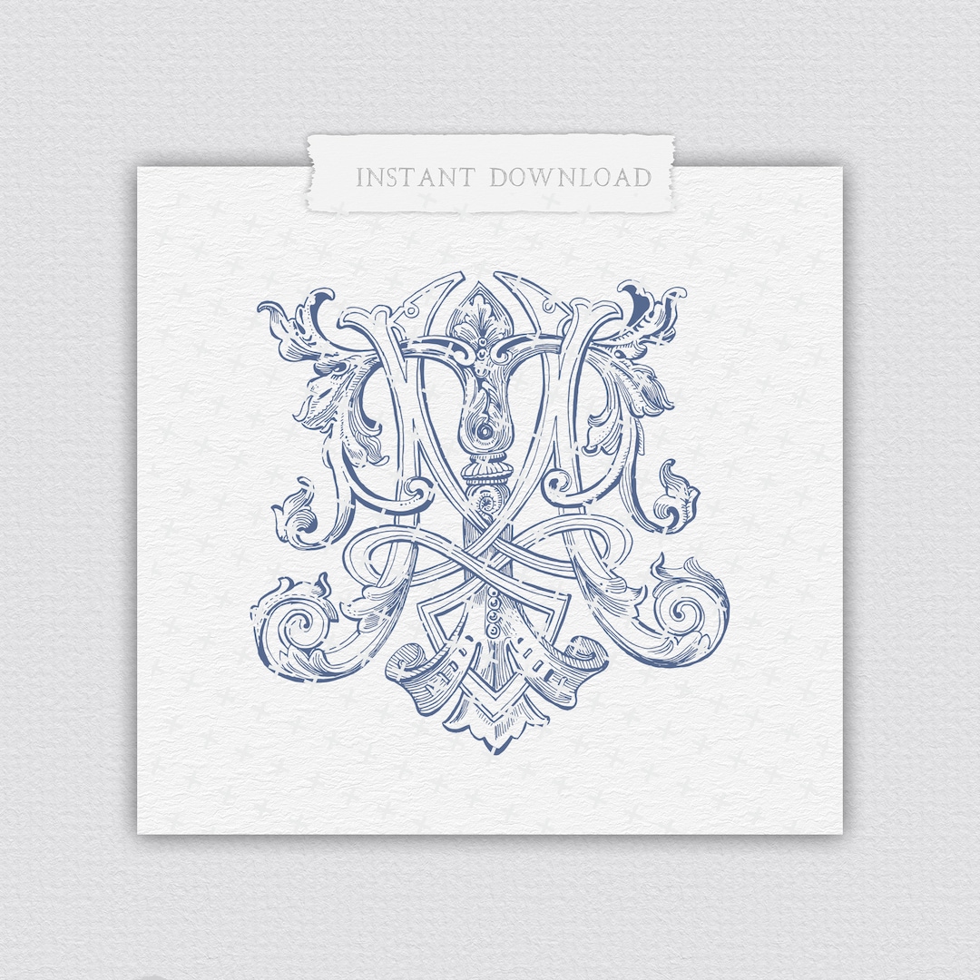 MT Digital Handmade Monogram, TM Special Digital Monogram, M-T Wedding ...
