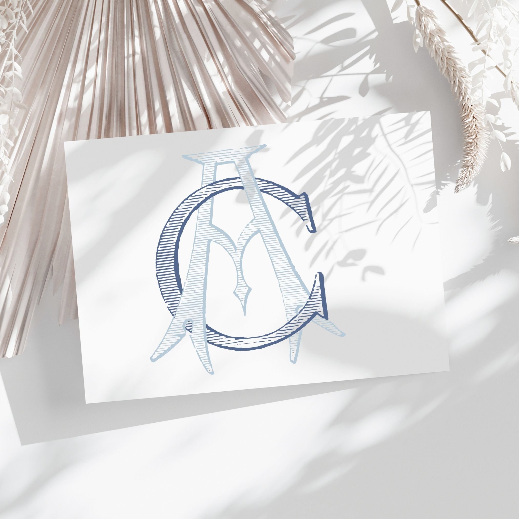 AC-CA Classic Monogram, Ac Wedding Monogram, Monogram With PDF ...