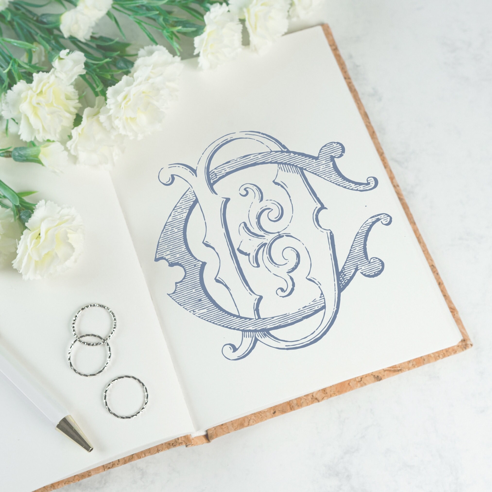 CD Classic Monogram, DC Wedding Monogram, Monogram With PDF ...