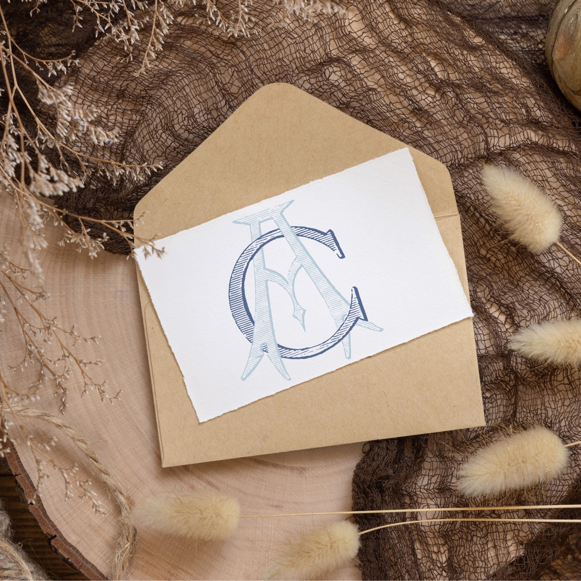 AC-CA Classic Monogram, Ac Wedding Monogram, Monogram With PDF ...