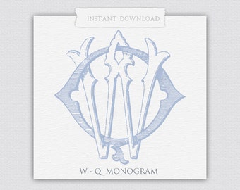 PS Classic Monogram, PS Wedding Monogram, Monogram With PDF ...