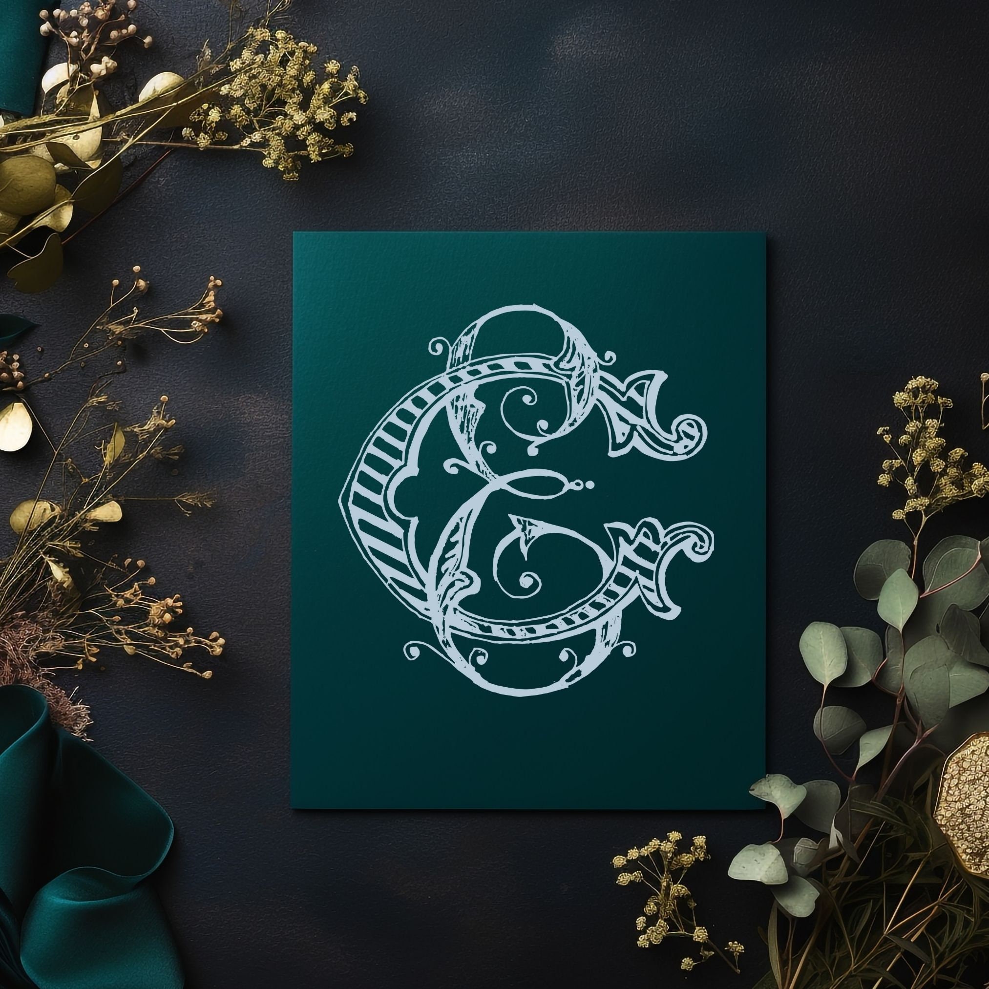 EC Classic Monogram, CE Wedding Monogram, Monogram With PDF ...