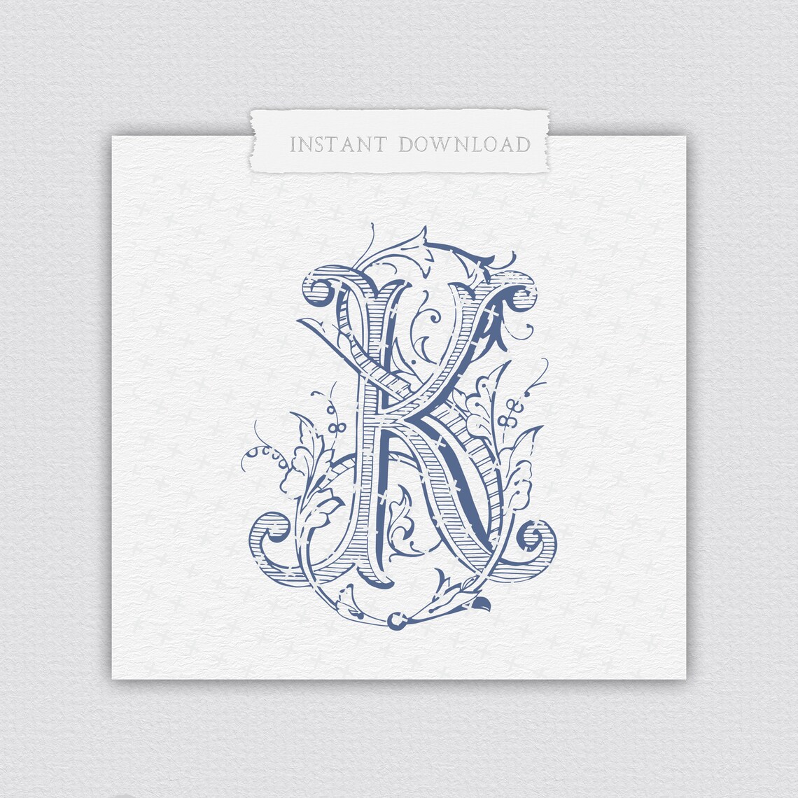 KS Digital Handmade Monogram, SK Special Digital Monogram, K-S Wedding ...