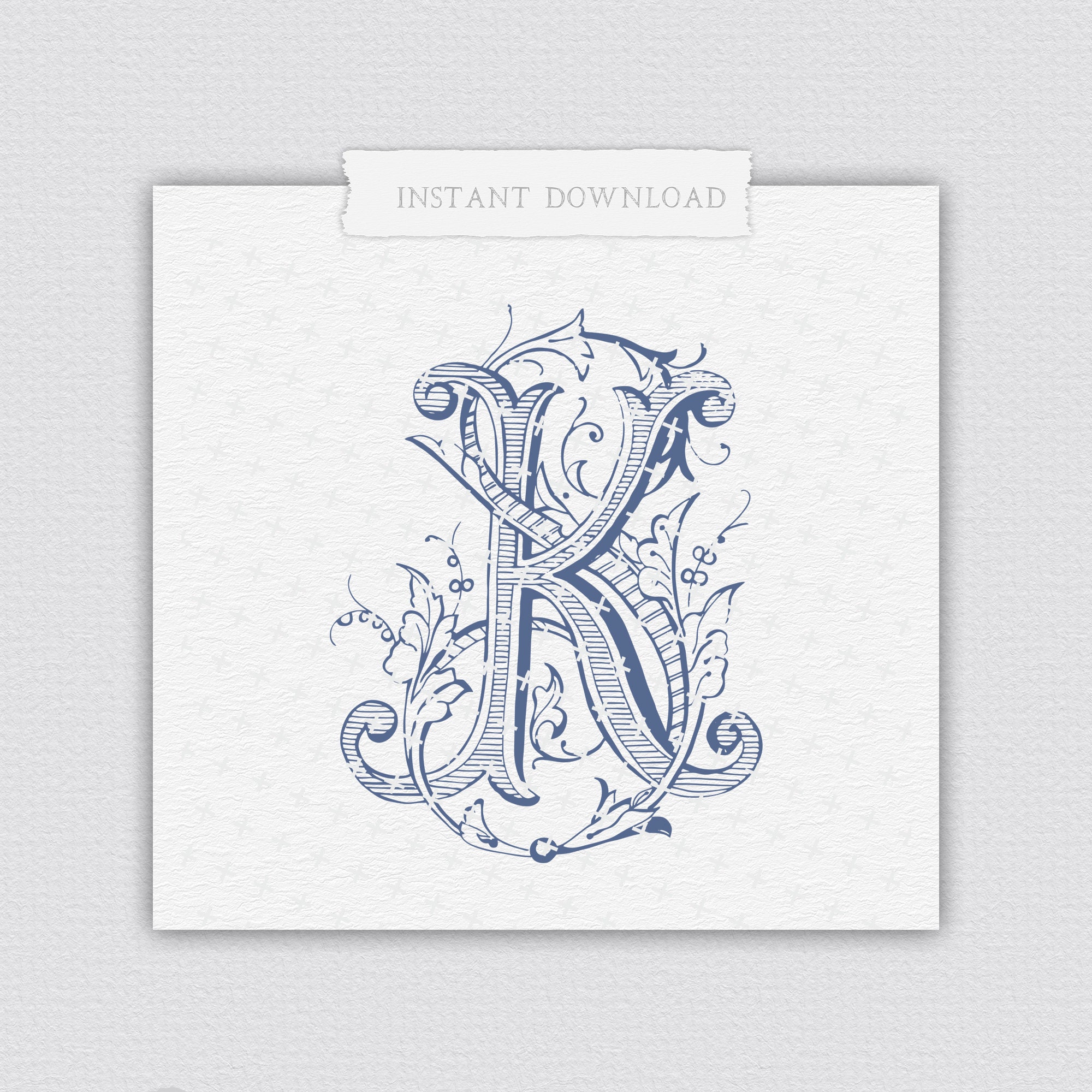 KS Digital Handmade Monogram, SK Special Digital Monogram, K-S Wedding ...
