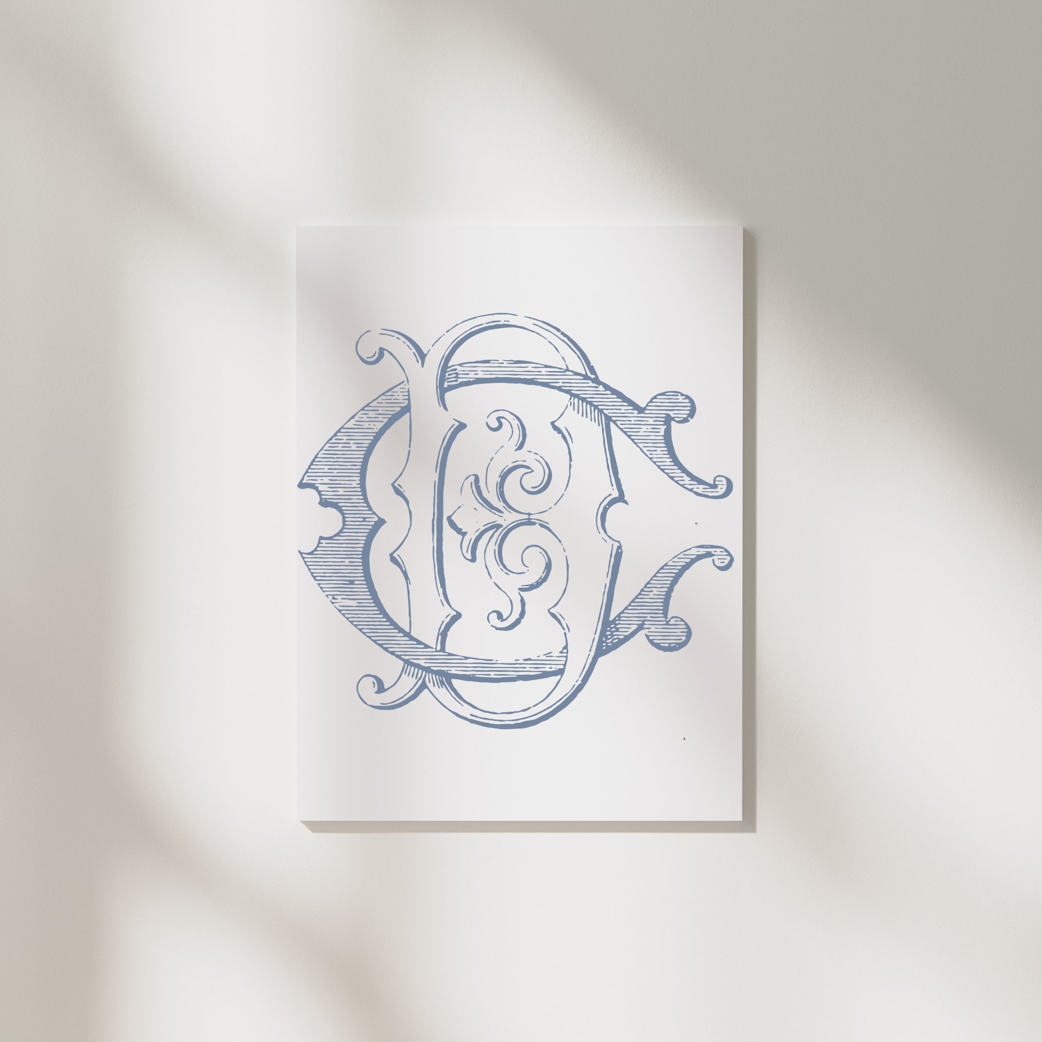 CD Classic Monogram, DC Wedding Monogram, Monogram With PDF ...