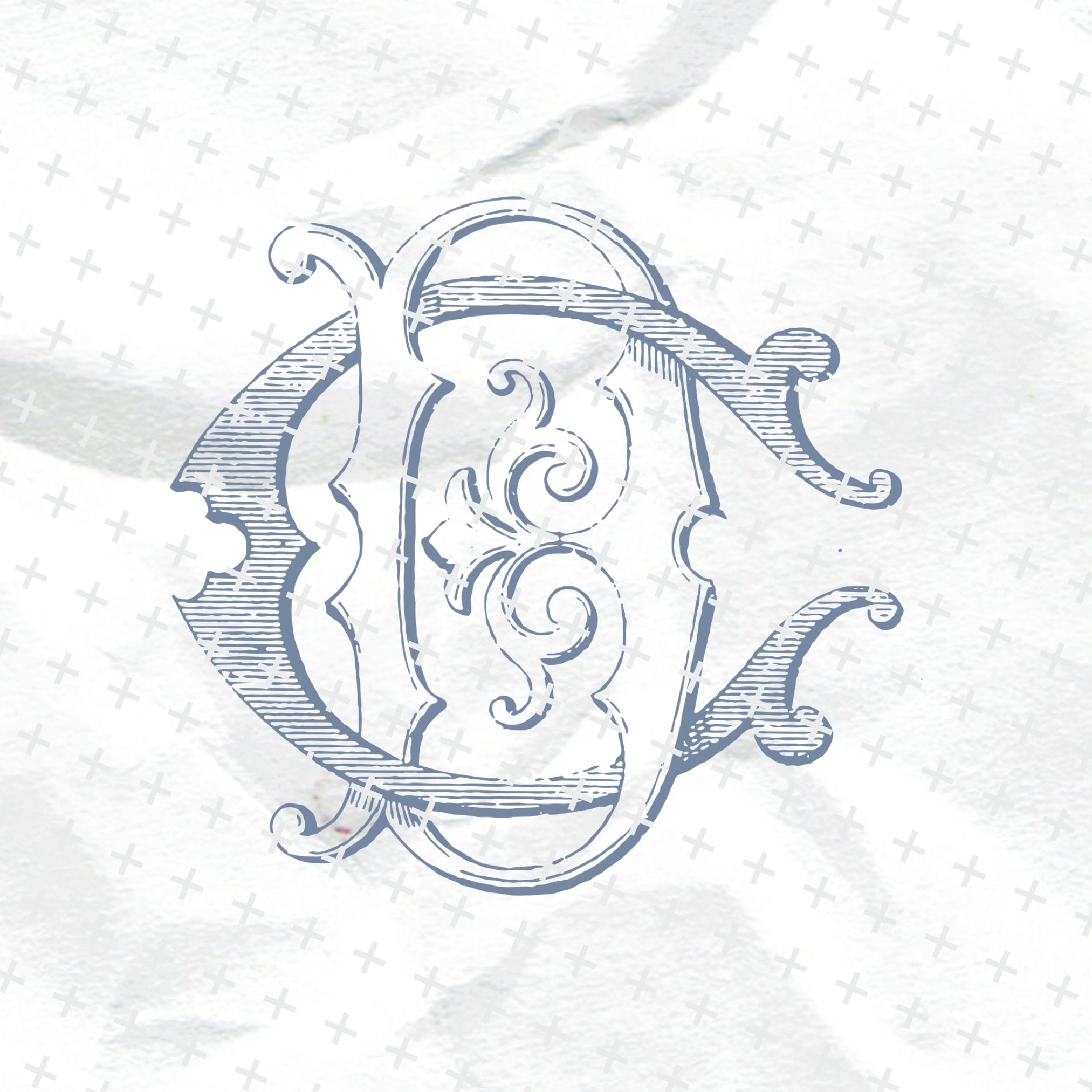 CD Classic Monogram, DC Wedding Monogram, Monogram With PDF ...