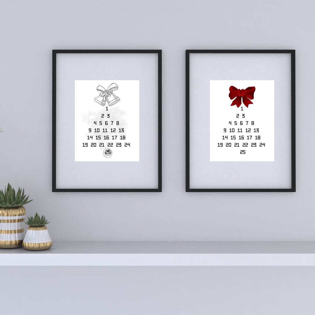 Christmas Printable Wall Art Christmas Wall Decor Christmas - Etsy