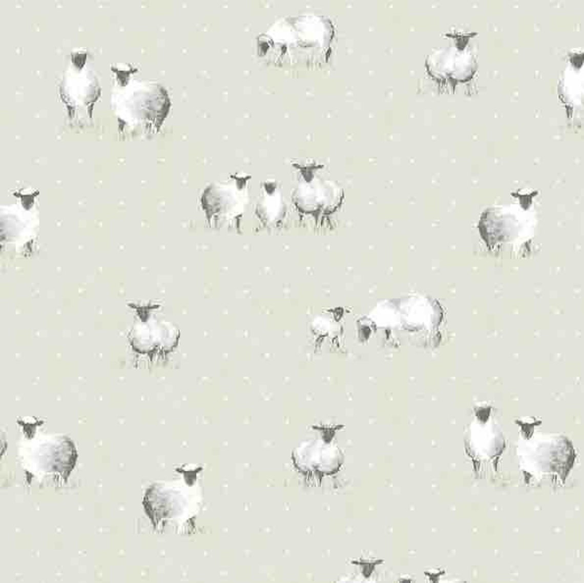 Sheepy Natural PVC Coated Tablecloth - Etsy