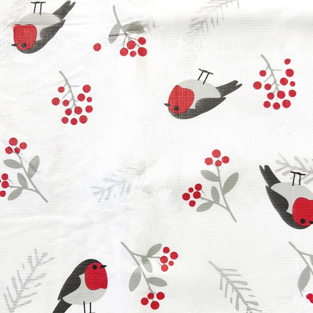 Robins Wipe Clean Christmas Tablecloth - Etsy UK