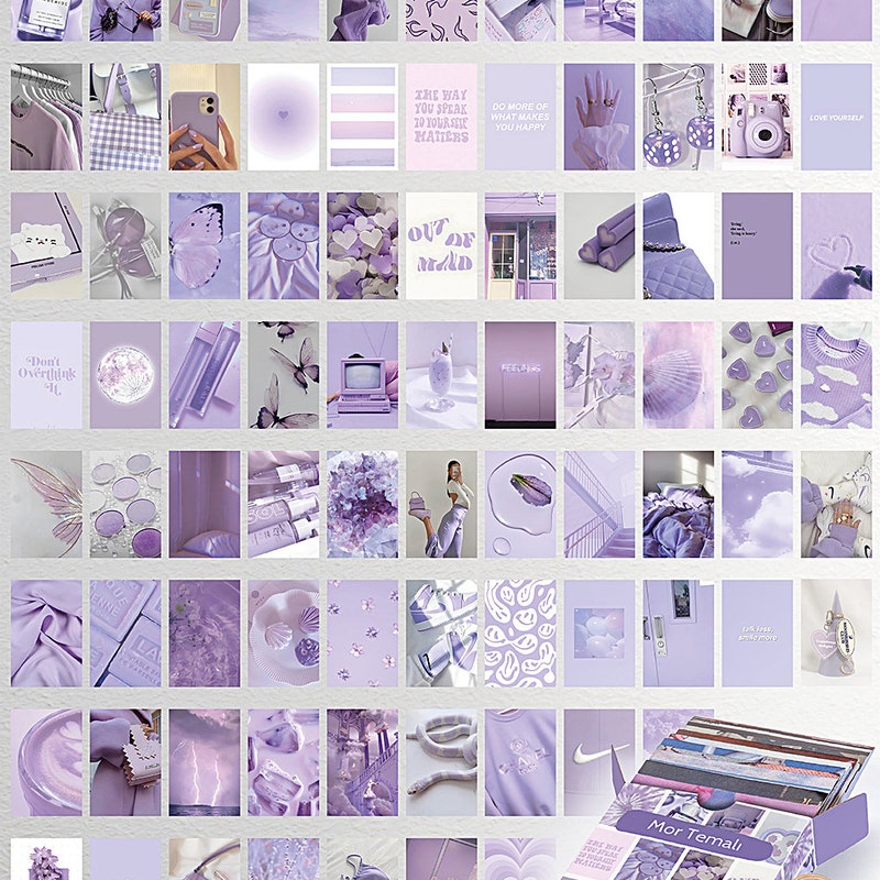 Purple Wall Collage - Etsy