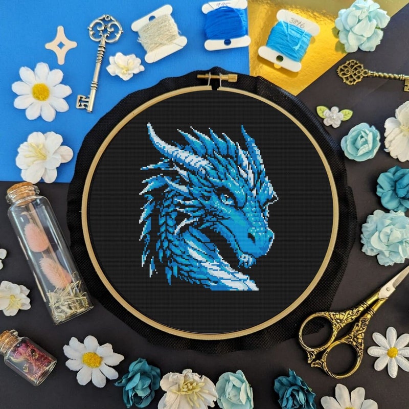 Dragon Cross Stitch Pattern - Etsy