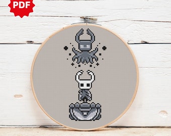 Hollow Knight Cross Stitch Pattern - Etsy