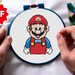 Mario Cross Stitch Pattern Luigi Cross Stitch Pattern Bros - Etsy