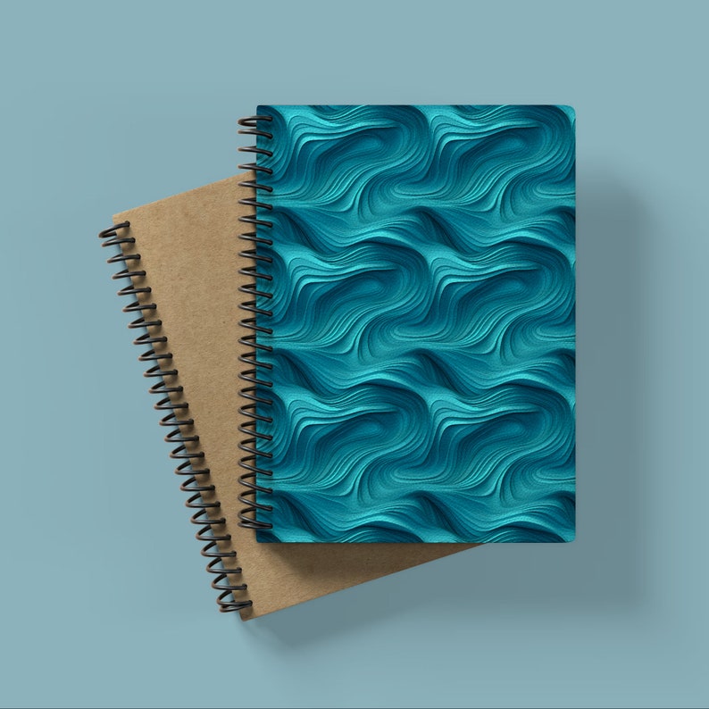 25 Embossed Waves Digital Paper, Embossed Waves Seamless Pattern ...